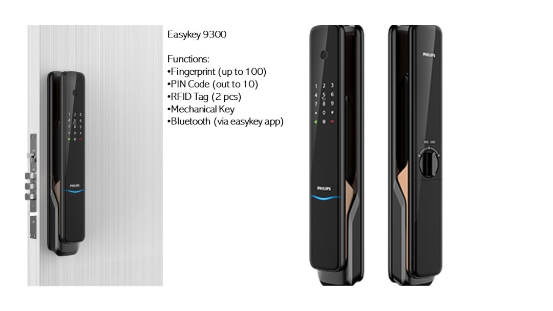 Philips EasyKey 9300 Digital Door Lock (philips), Furniture & Home ...