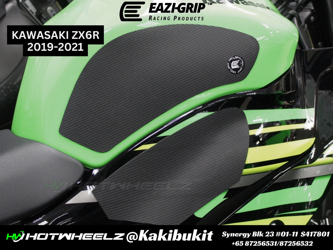 EAZI-GRIP KAWASAKI ZX6R 2019-2021 TANK PAD/GRIP, Motorcycles ...