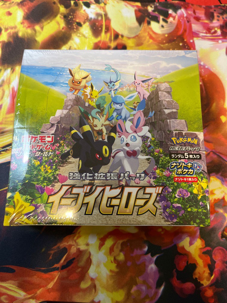 Eevee Heroes Japanese Booster Box, Hobbies & Toys, Toys & Games on ...