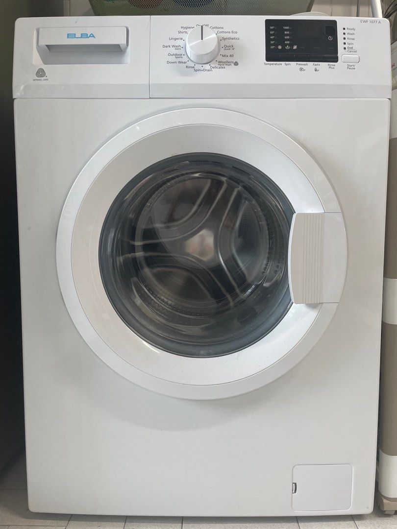 Elba front load washer, EWF1077A, TV & Home Appliances, Washing ...