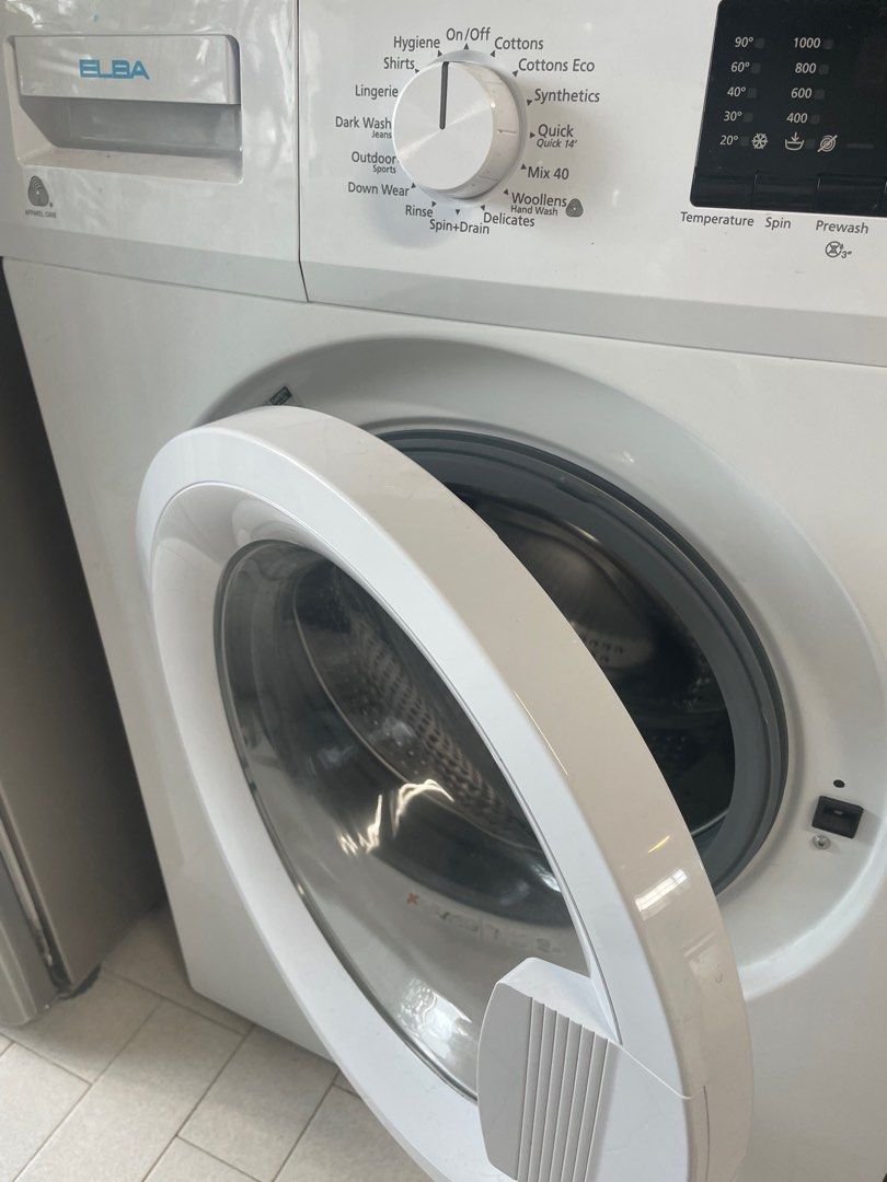 Elba front load washer, EWF1077A, TV & Home Appliances, Washing ...