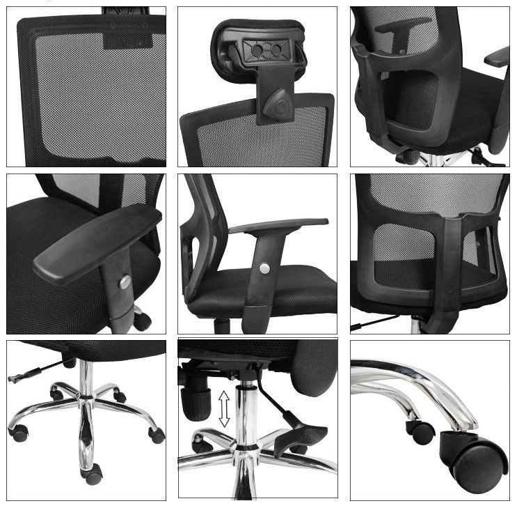 Ergonomic chair Office net chair Computer chair lift swivel chair Home ...