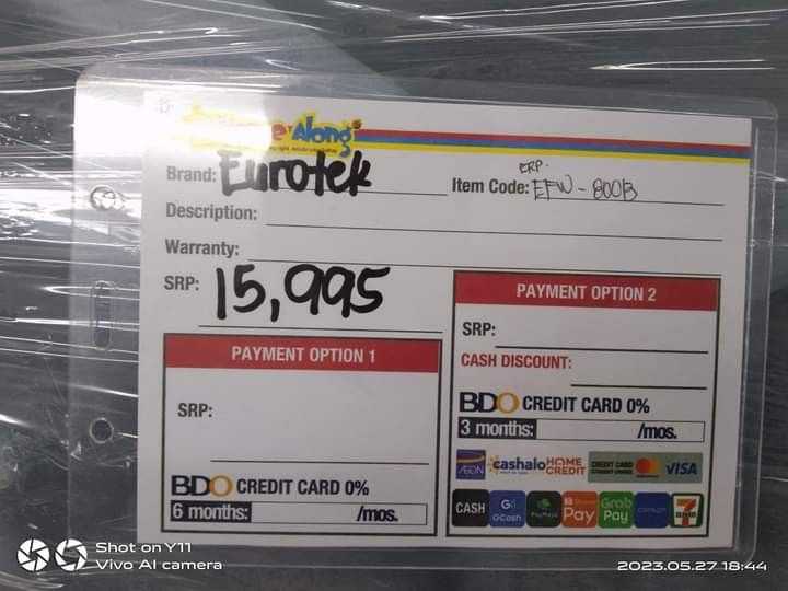 Eurotek Automatic washing machine 8kgs, TV & Home Appliances, Washing ...