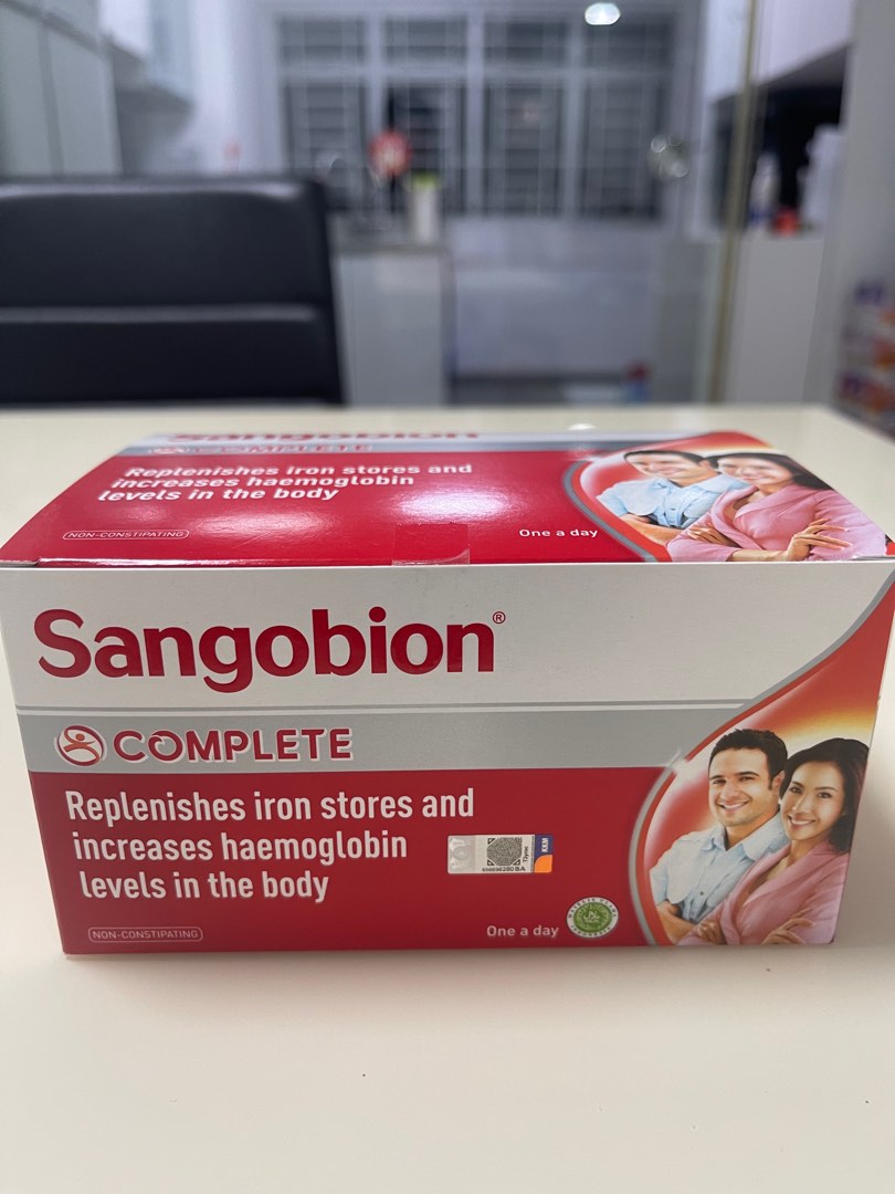 [EXP 12/25] Sangobion Iron Supplement (25 x 4s) - To help in iron ...