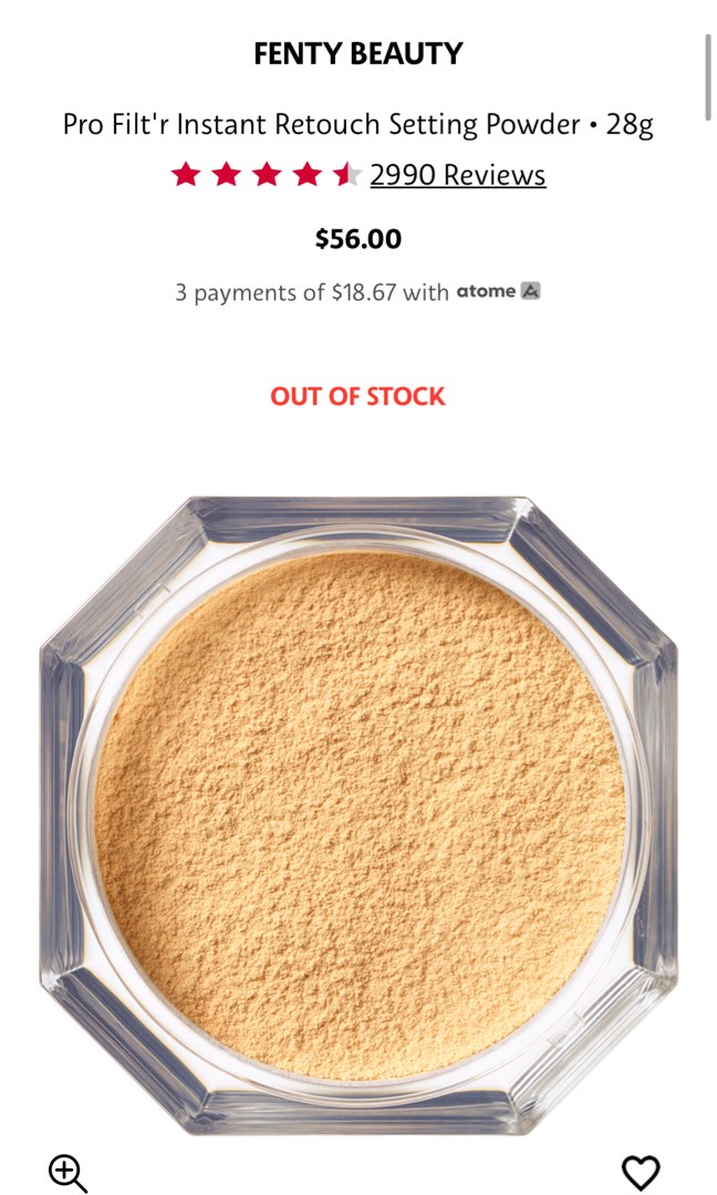 Fenty Beauty Setting Powder, Beauty & Personal Care, Face, Makeup on ...