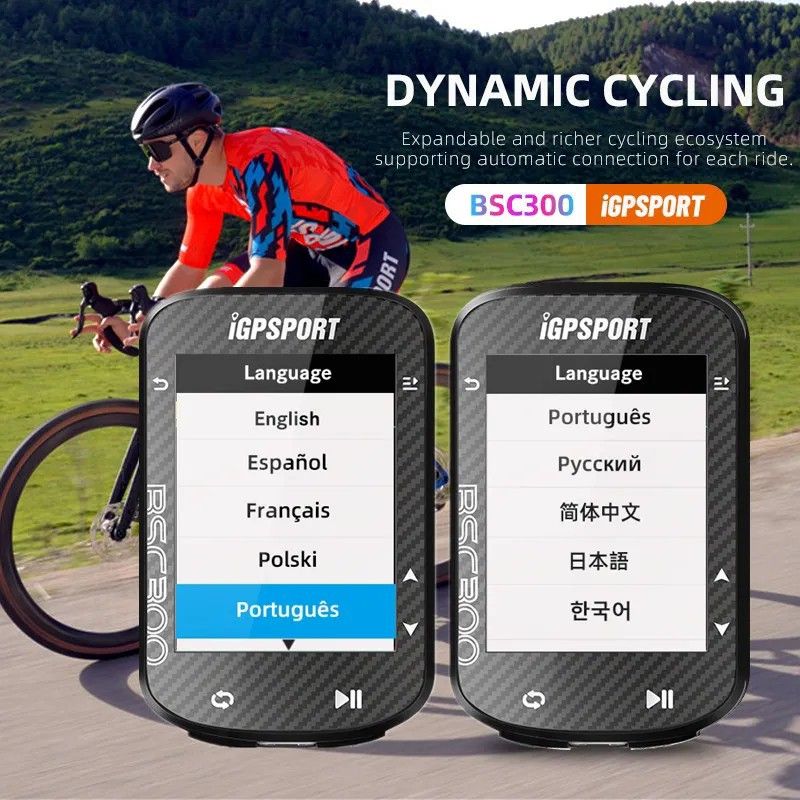 iGPSPORT BSC300 GPS Cycling Computer , Free Igpsport M80 Out-front Bike Mount, 運動產品, 單車及配件, 單車 ...