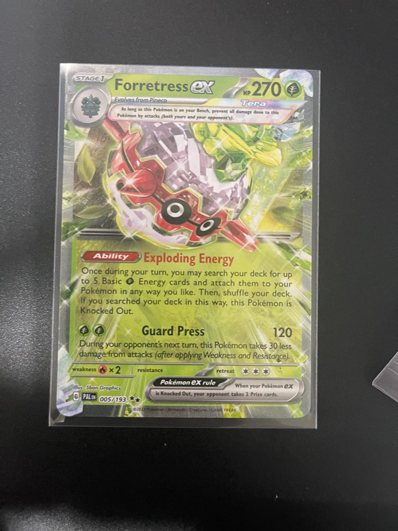 Forretress EX, Hobbies & Toys, Toys & Games on Carousell