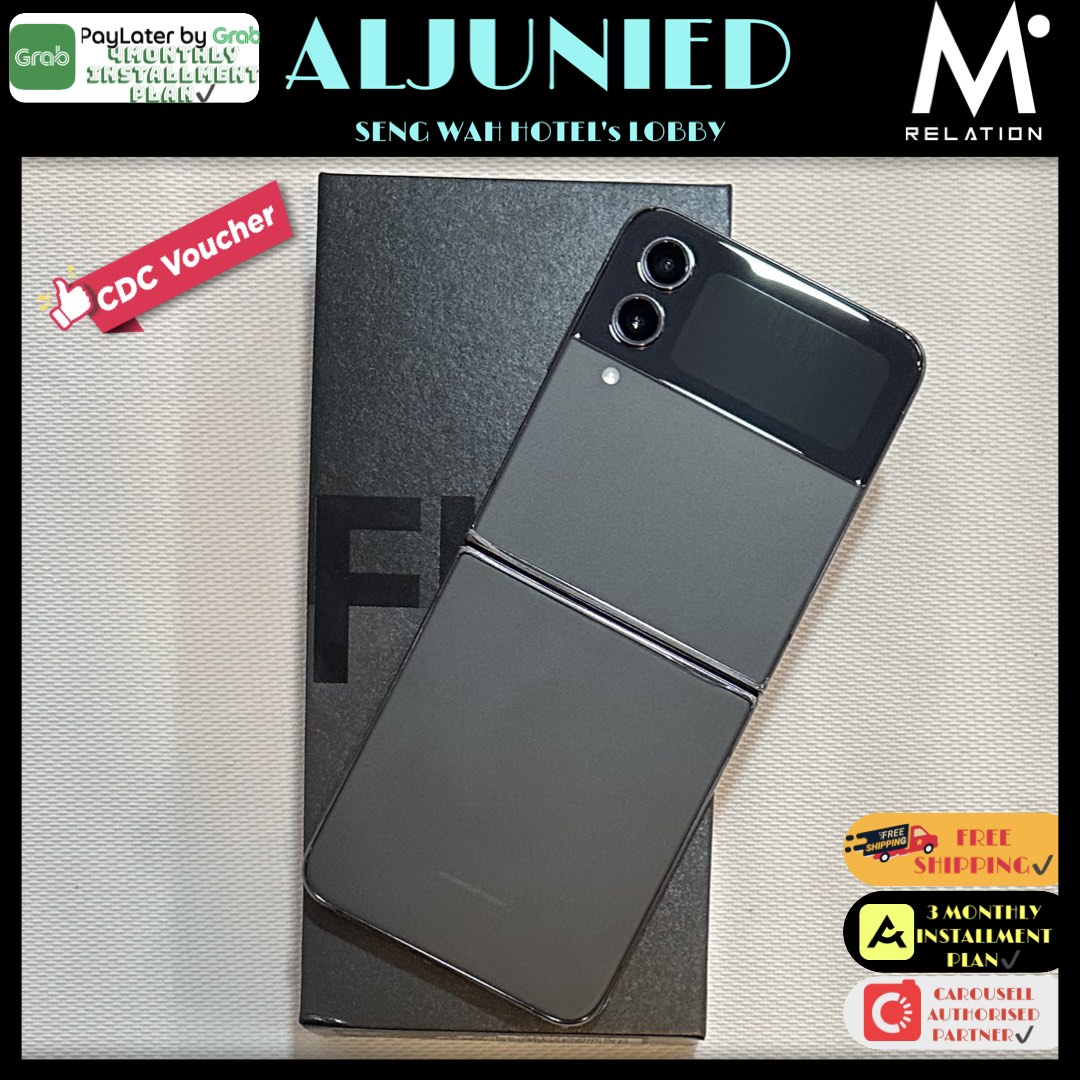 Galaxy Z Flip 4 Graphite 256GB, Mobile Phones & Gadgets, Mobile Phones ...