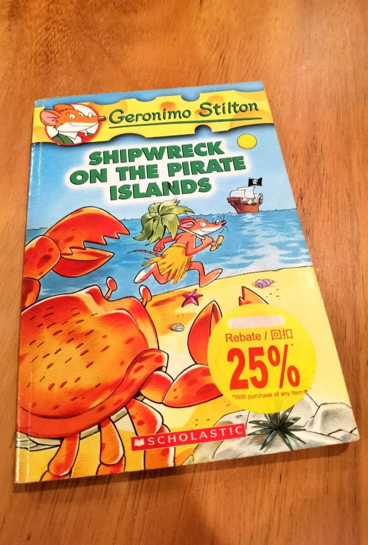 Geronimo Stilton Shipwreck On The Pirate Islands Children Story Book ...