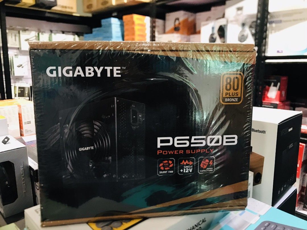 Gigabyte P650B 650W 80 Plus Bronze Certified Power Supply PSU ...
