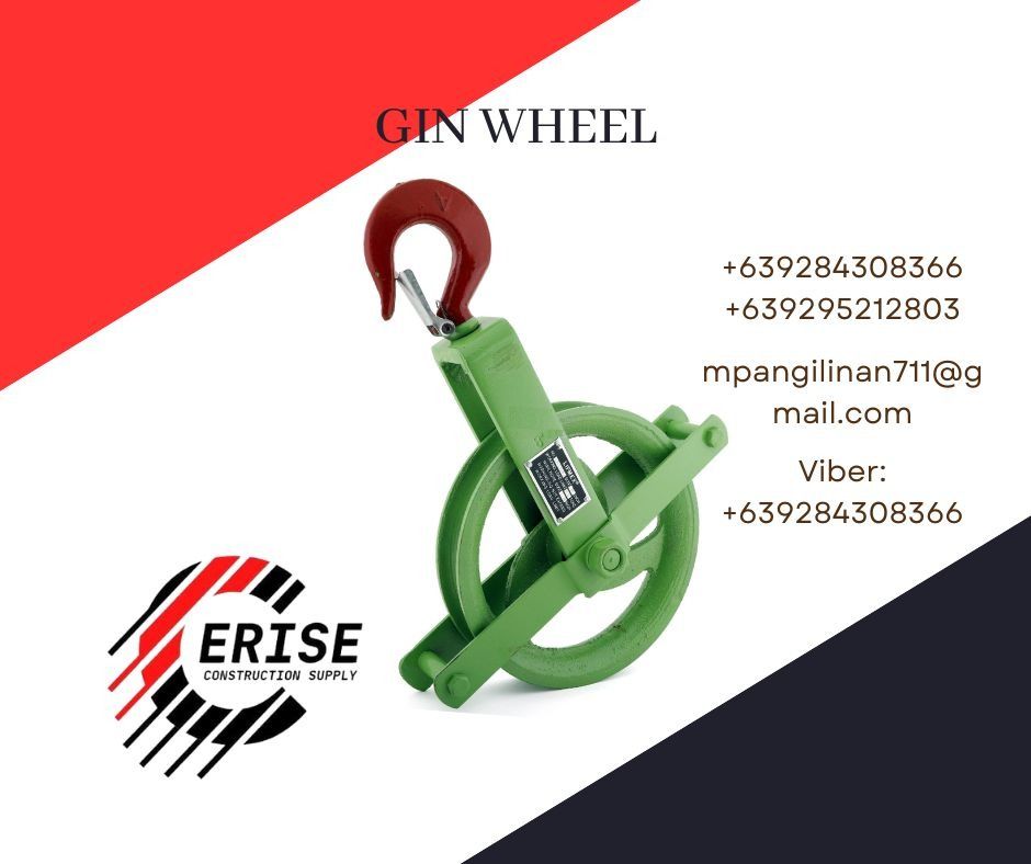 GIN WHEEL, Commercial & Industrial, Construction Tools & Equipment on ...