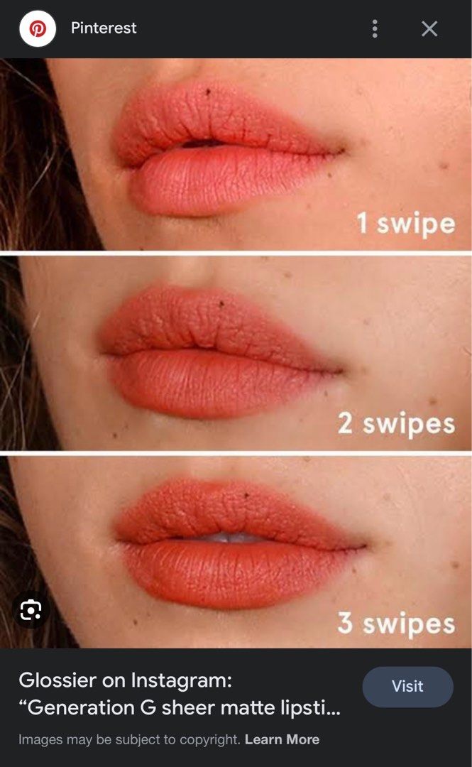 Glossier Generation G sheer lipstick (Zip), Beauty & Personal Care ...