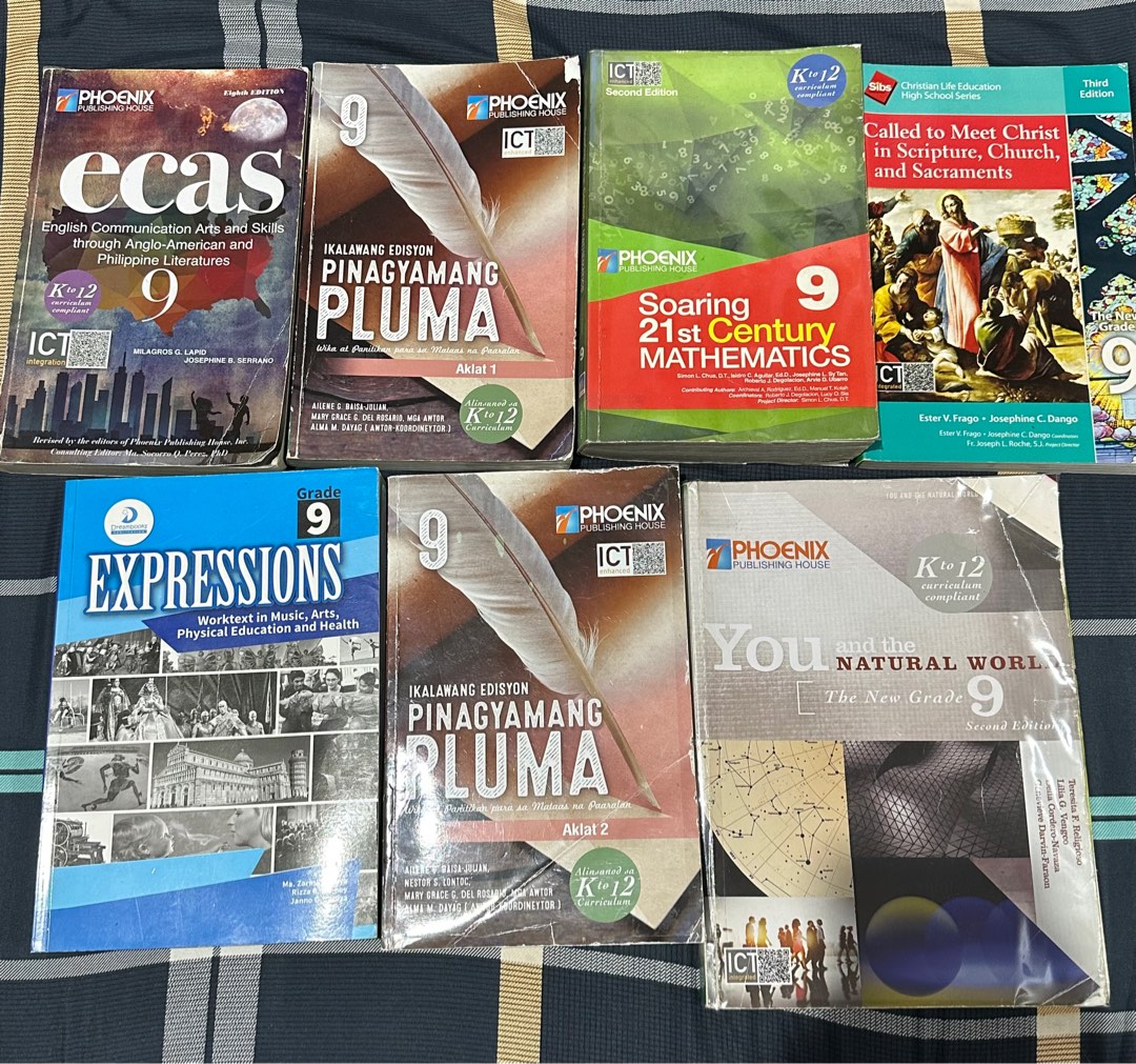 Grade 9 Books from ICCS Cubao, Hobbies & Toys, Books & Magazines ...