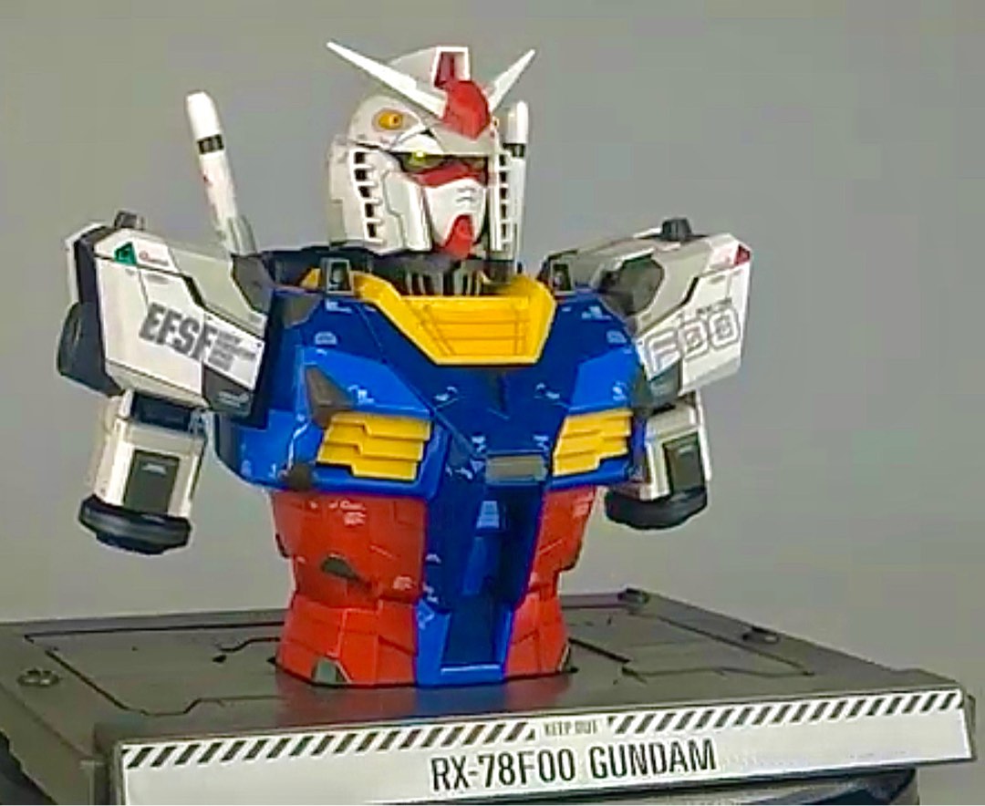 Gundam RX-78F00 Bust Model Yokohama Gundam Factory Brand New, Hobbies ...