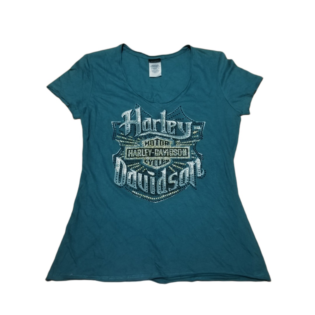 Harley Davidson Top, Women's Fashion, Tops, Blouses on Carousell