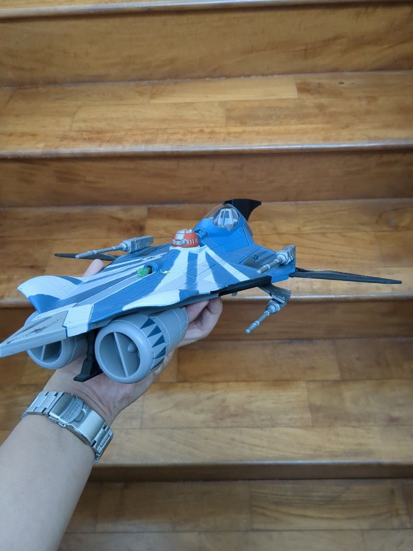 Hasbro Star Wars Anakin Skywalker Modified Jedi Starfighter - Azure ...