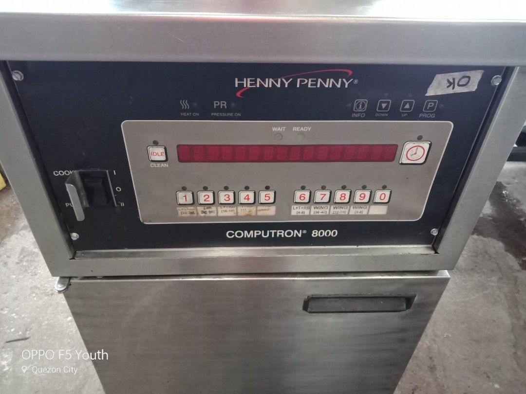 Henny penny computron 8000 pressure fryer, TV & Home Appliances ...