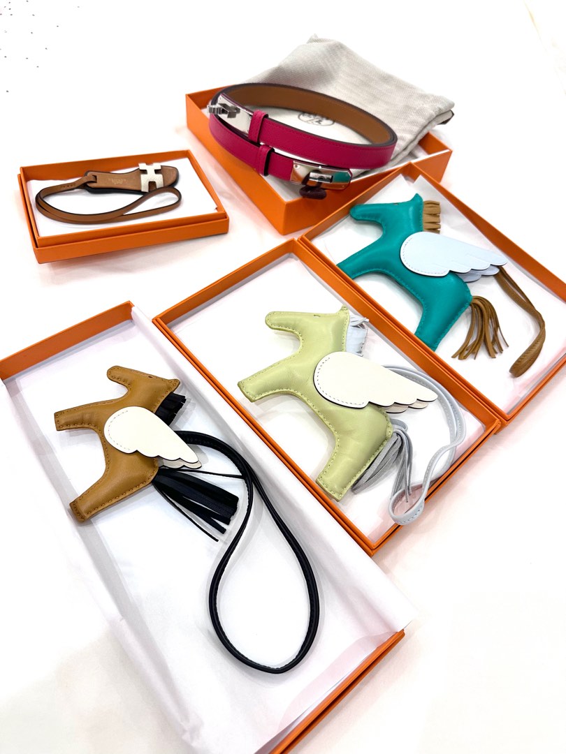Hermes 小飛馬 Rodeo Pegase PM MM /小拖鞋oran sandal / kelly belt, 名牌, 飾物及配件 ...