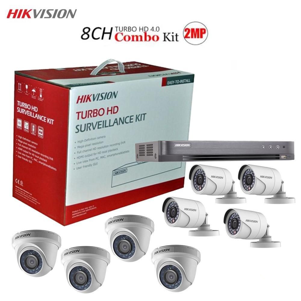 HIKVISION CCTV CAMERA 8 CHANNEL KIT, Furniture & Home Living, Security ...