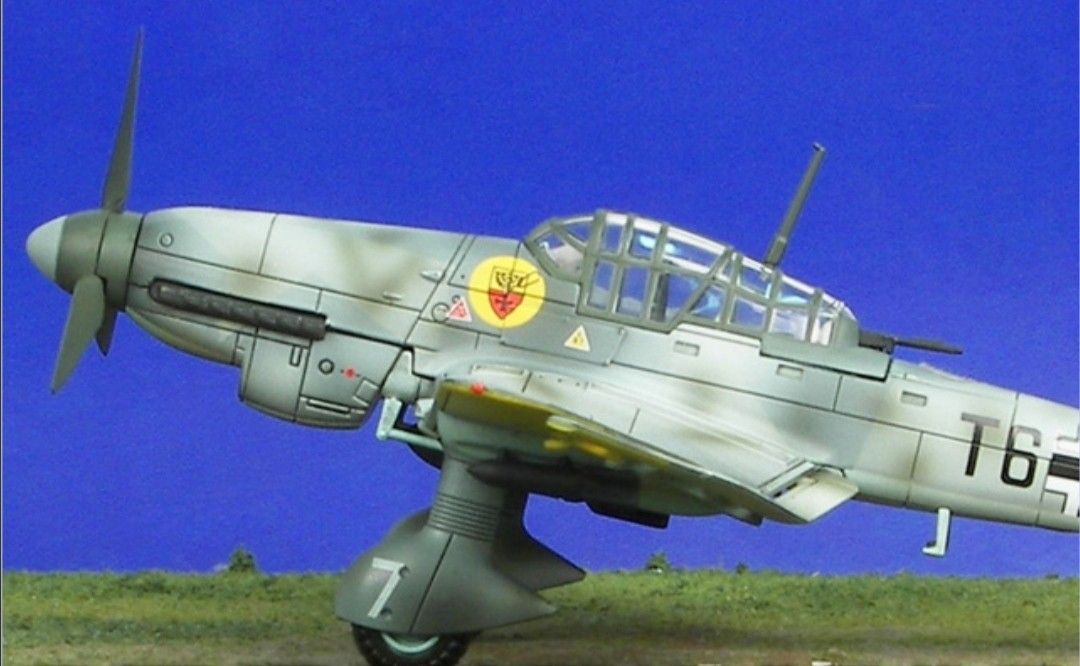 HOBBY MASTER 1/72 Ju 87D STUKA LUFTWAFFE 2./StG 2 IMMELMANN, T6+GL ...