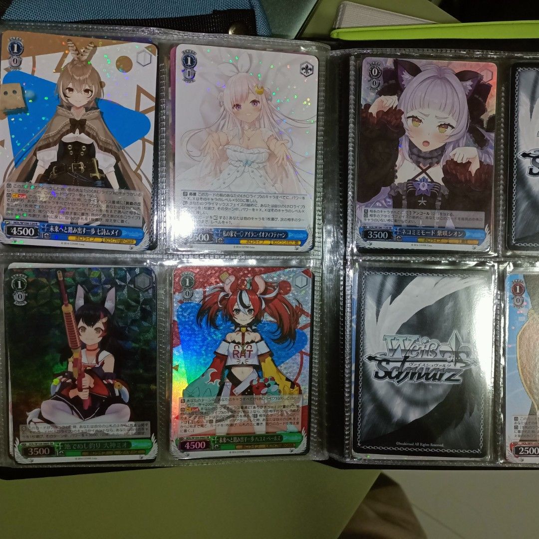 Hololive Weiss Schwarz expo and vol2, Hobbies & Toys, Toys & Games on ...