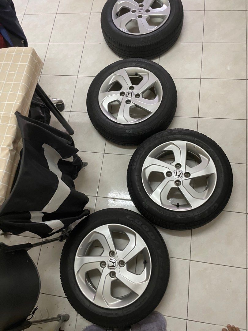 honda city gm6 rims / wheels 15, Auto Accessories on Carousell