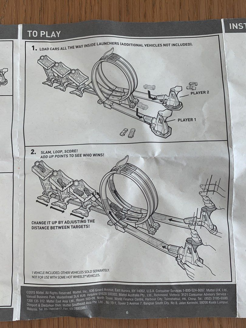 Hot Wheels Super Score Speedway and knockdown Spider, Hobbies & Toys ...
