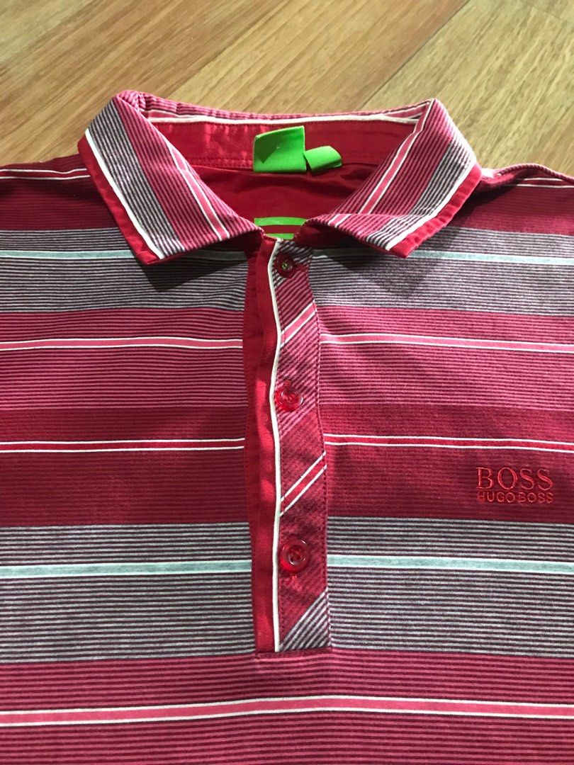 Hugo boss stripes, Men's Fashion, Tops & Sets, Tshirts & Polo Shirts on ...