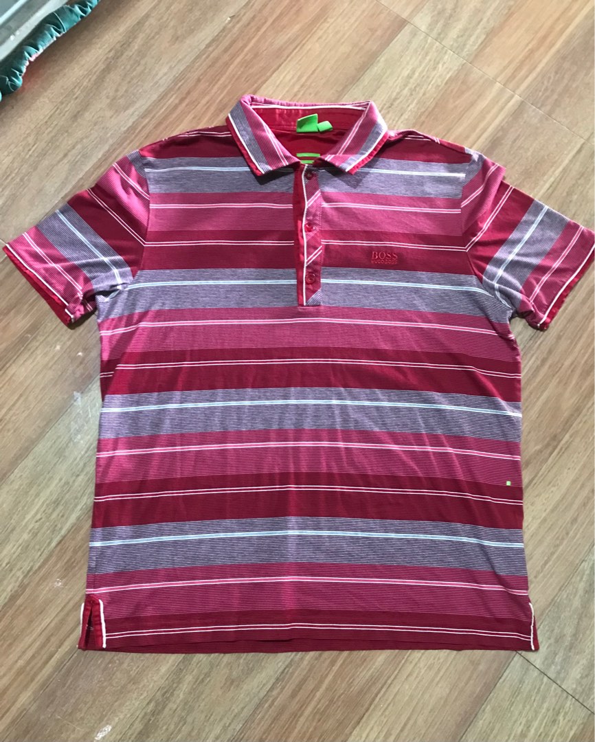 Hugo boss stripes, Men's Fashion, Tops & Sets, Tshirts & Polo Shirts on ...