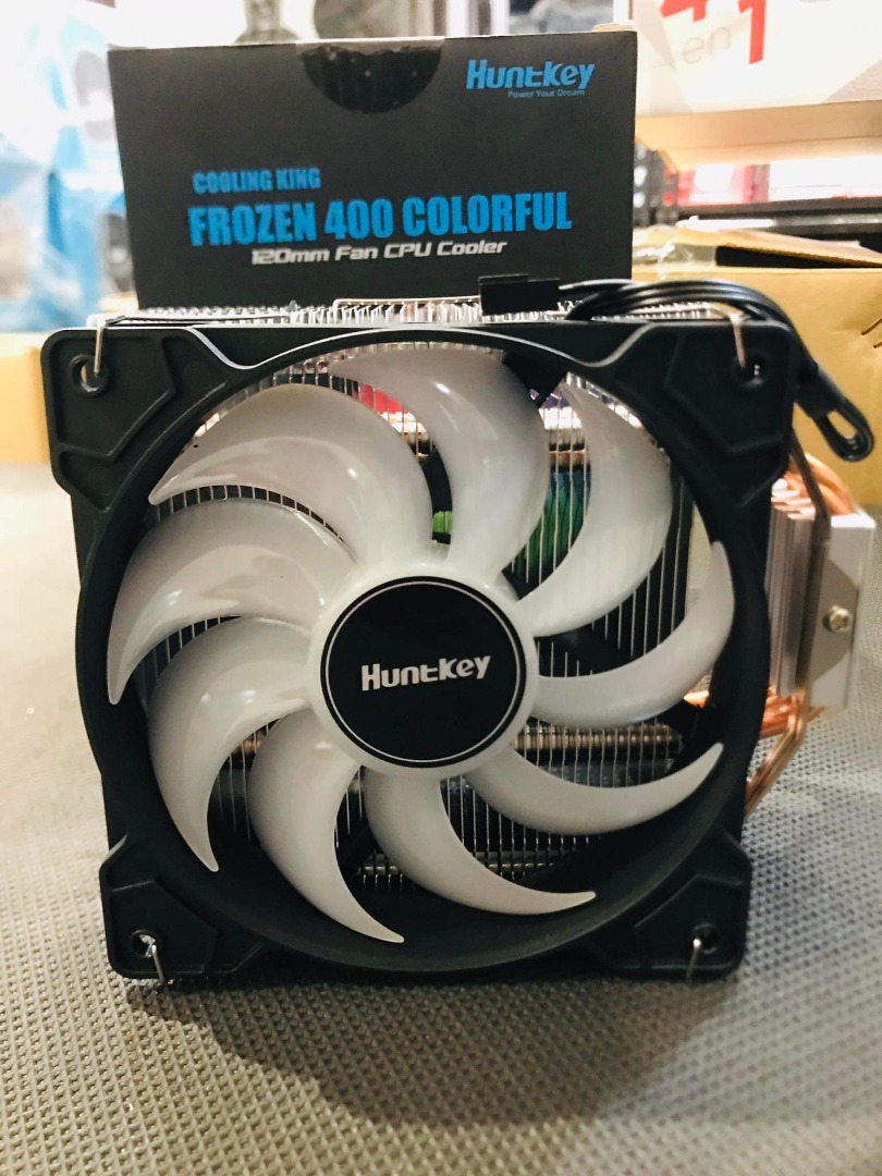 Huntkey 120mm CPU Cooler Colorful AMD Intel Frozen 400, Computers ...