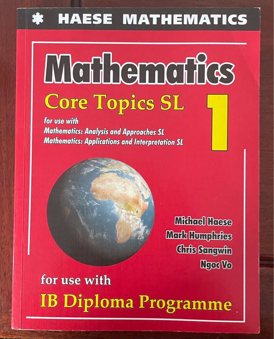 IB SL AA & AI Core Topics 1 Book, Hobbies & Toys, Books & Magazines ...