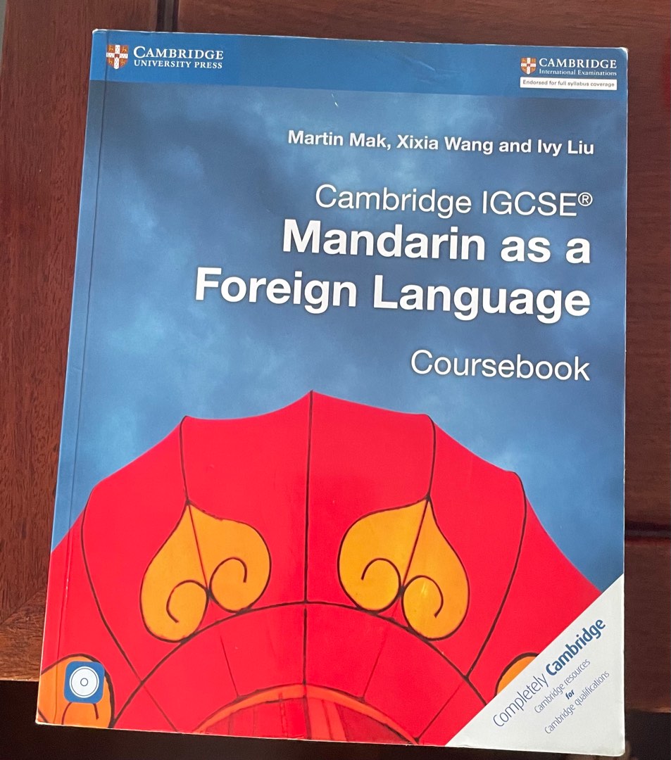 IGCSE Foreign Language Chinese Coursebook, Hobbies & Toys, Books ...