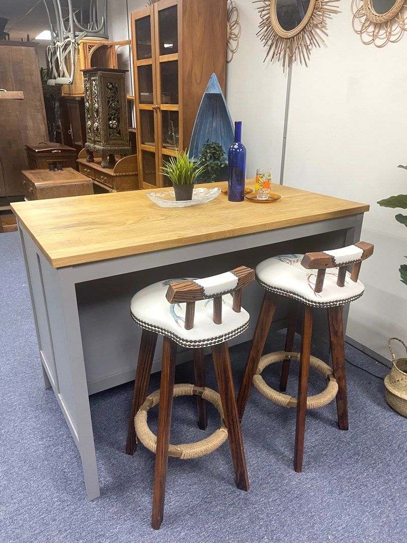 IKEA kitchen island high table, Furniture & Home Living, Furniture ...