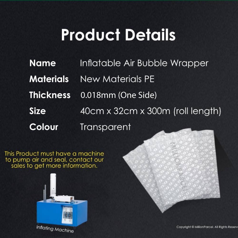 Inflatable Air Bubble Wrapper | Bubble Wrap Packaging | Wine Packing ...