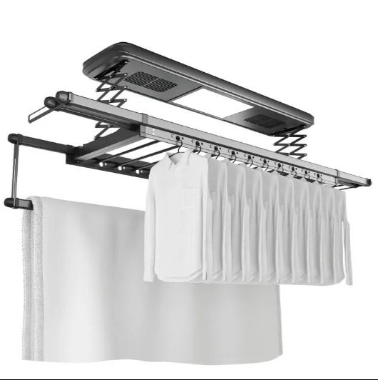 installation clothesline, drying rack, smart laundry system, automatic ...