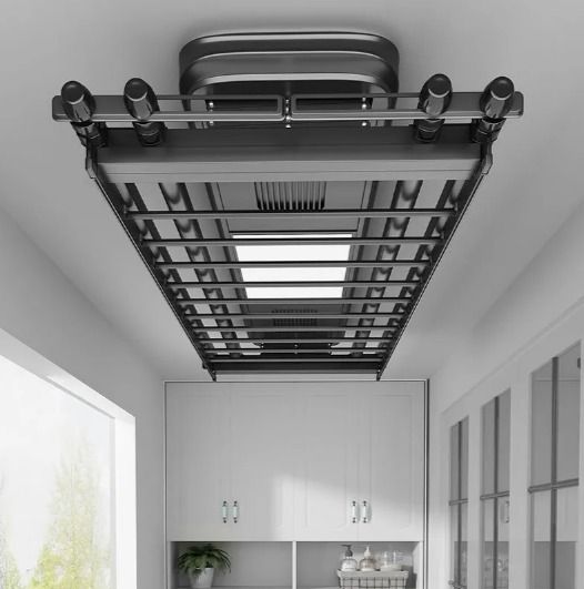 installation clothesline, drying rack, smart laundry system, automatic ...