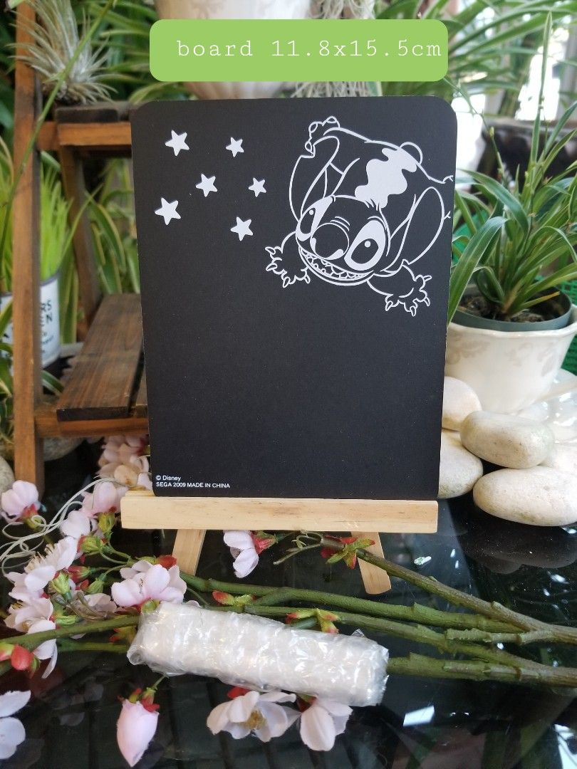 Japan Disney Sega Stitch Memo chalkboard with stand, Hobbies & Toys ...