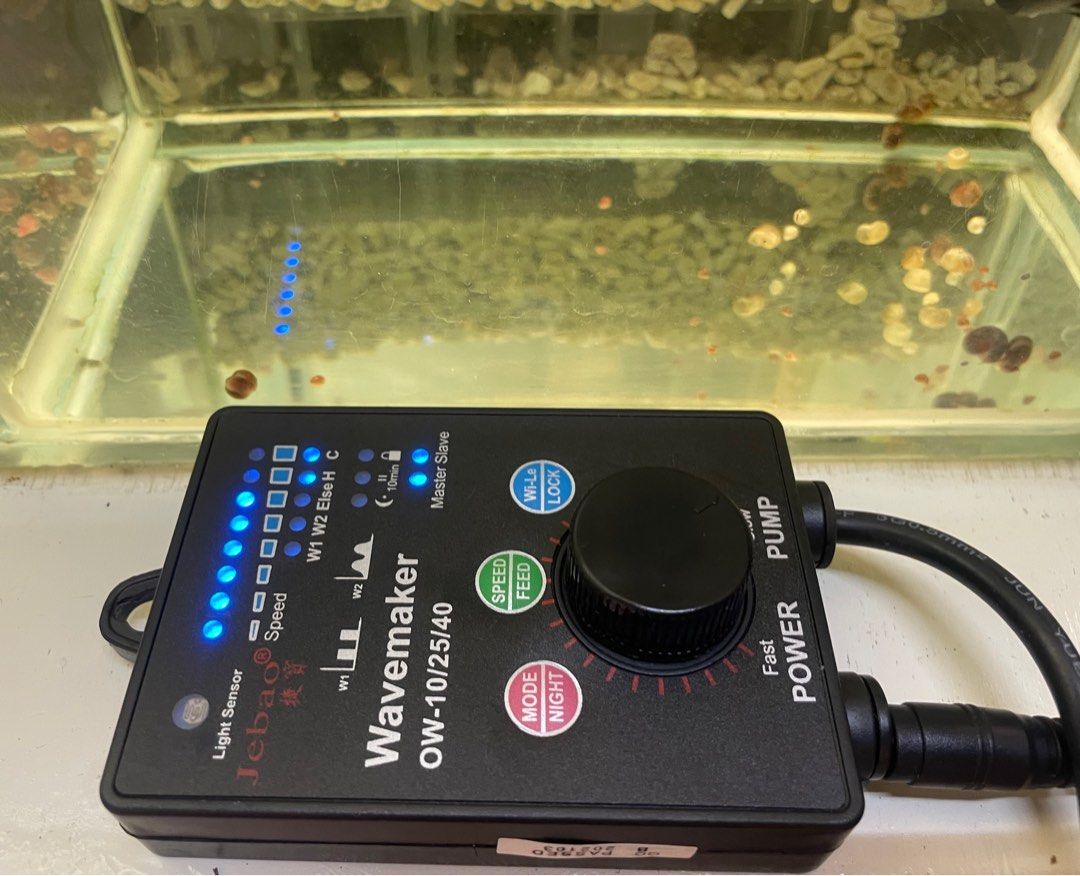 捷寶JEBAO 造浪球 OW-10(4000L/H) DC多功能造浪器 造浪球 造浪器 造浪馬達 二手水族馬達, 寵物用品, 寵物及其他在旋轉拍賣