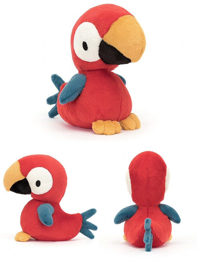 Jellycat Bodacious Beak Parrot Toucan, Hobbies & Toys, Toys & Games on ...