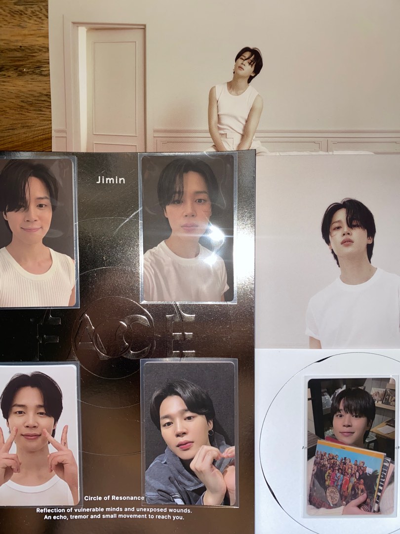 jimin invisible face album with pvc pob on Carousell