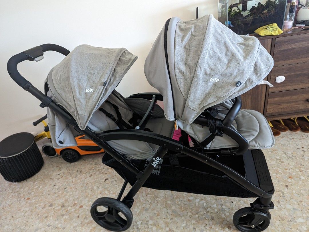 Joie Evalite Duo (Grey), Babies & Kids, Going Out, Strollers on Carousell