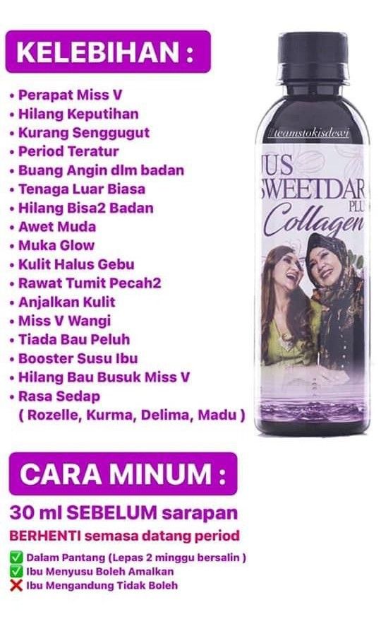 Jus sweetdara, sampah cleanser, KM Queen, Beauty & Personal Care, Bath & Body, Body Care on ...