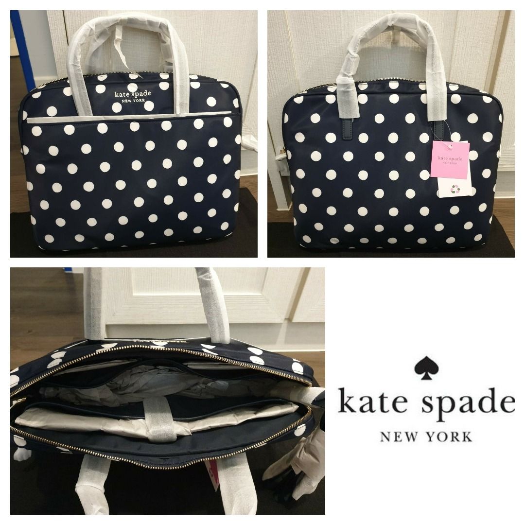 KATE SPADE Little Better Sam Sunshine Dot Laptop Bag, Computers & Tech ...
