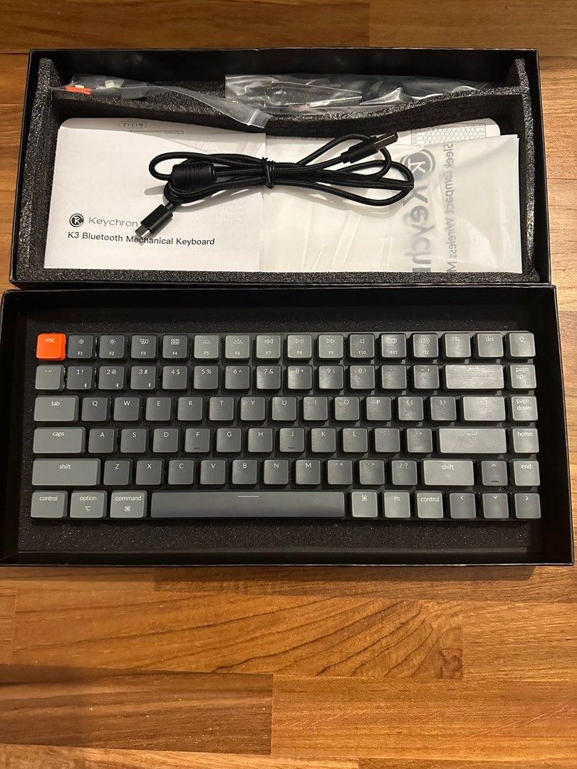 Keychron K3V2 Optical Low Profile Blue Switch, Computers & Tech, Parts ...