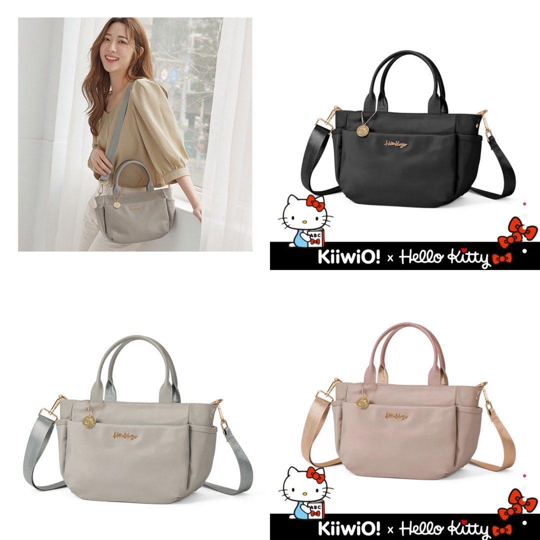 KIIWIO x HELLO KITTY 2-WAY SANDRA HAND CARRY SLING TOTE, Women's Fashion, Bags & Wallets ...