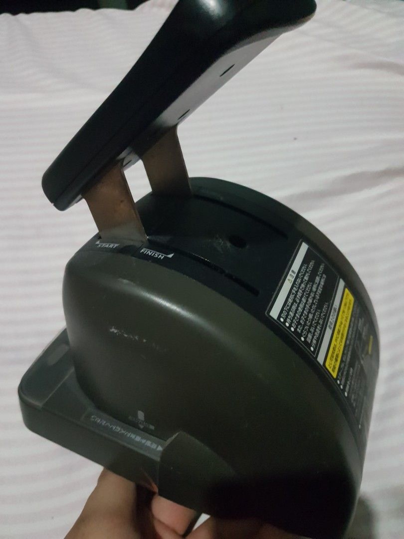 Kokuyo Japanese Stapleless Stapler 2 Hole Type Black SLN-MSP110D ...