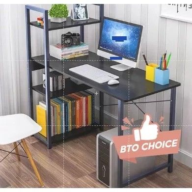 L shaped Study Table, Furniture & Home Living, Furniture, Tables & Sets ...