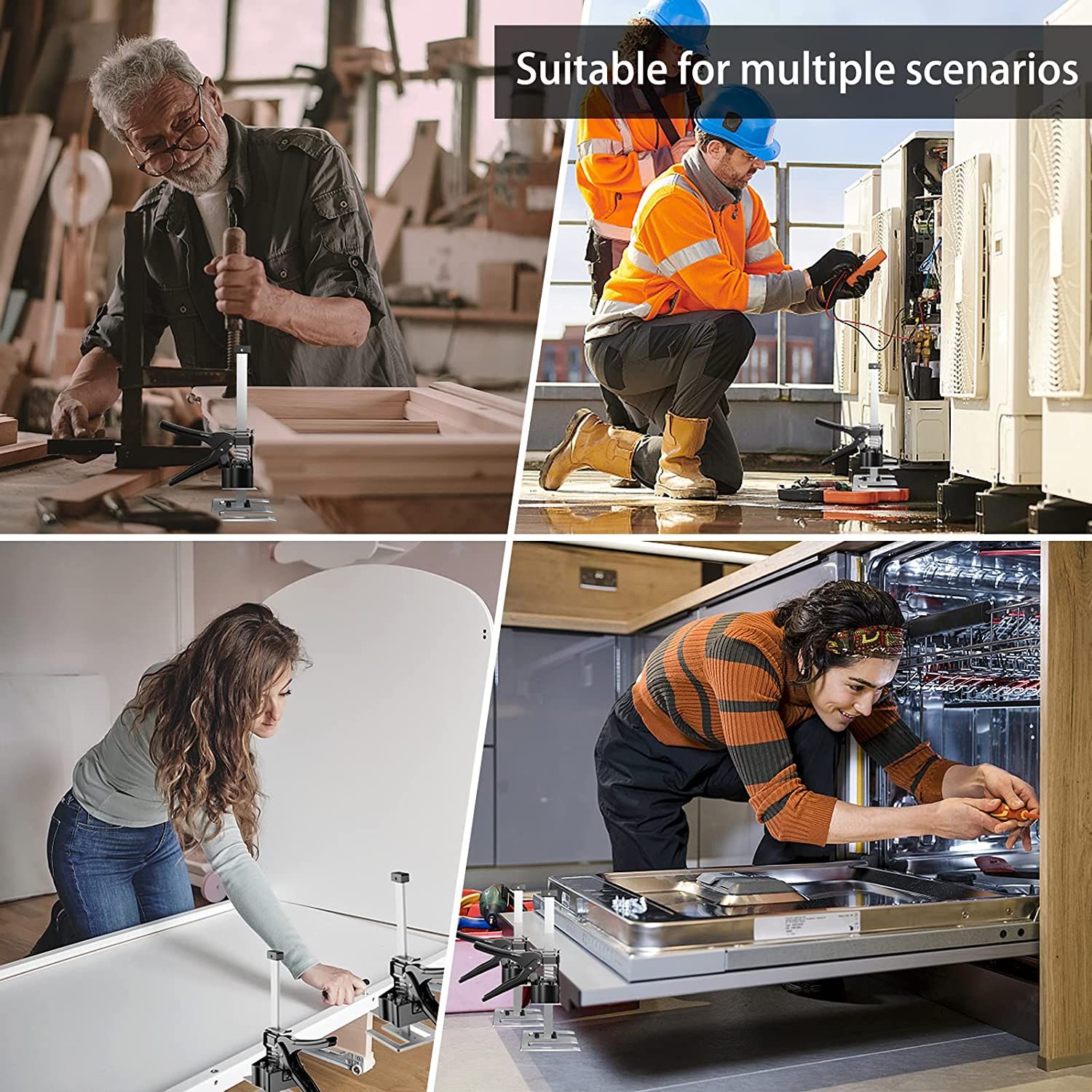 Labor Saving Arm Jack 2 Packs, 12-inch Arm Tool Lift, Drywall Lift ...