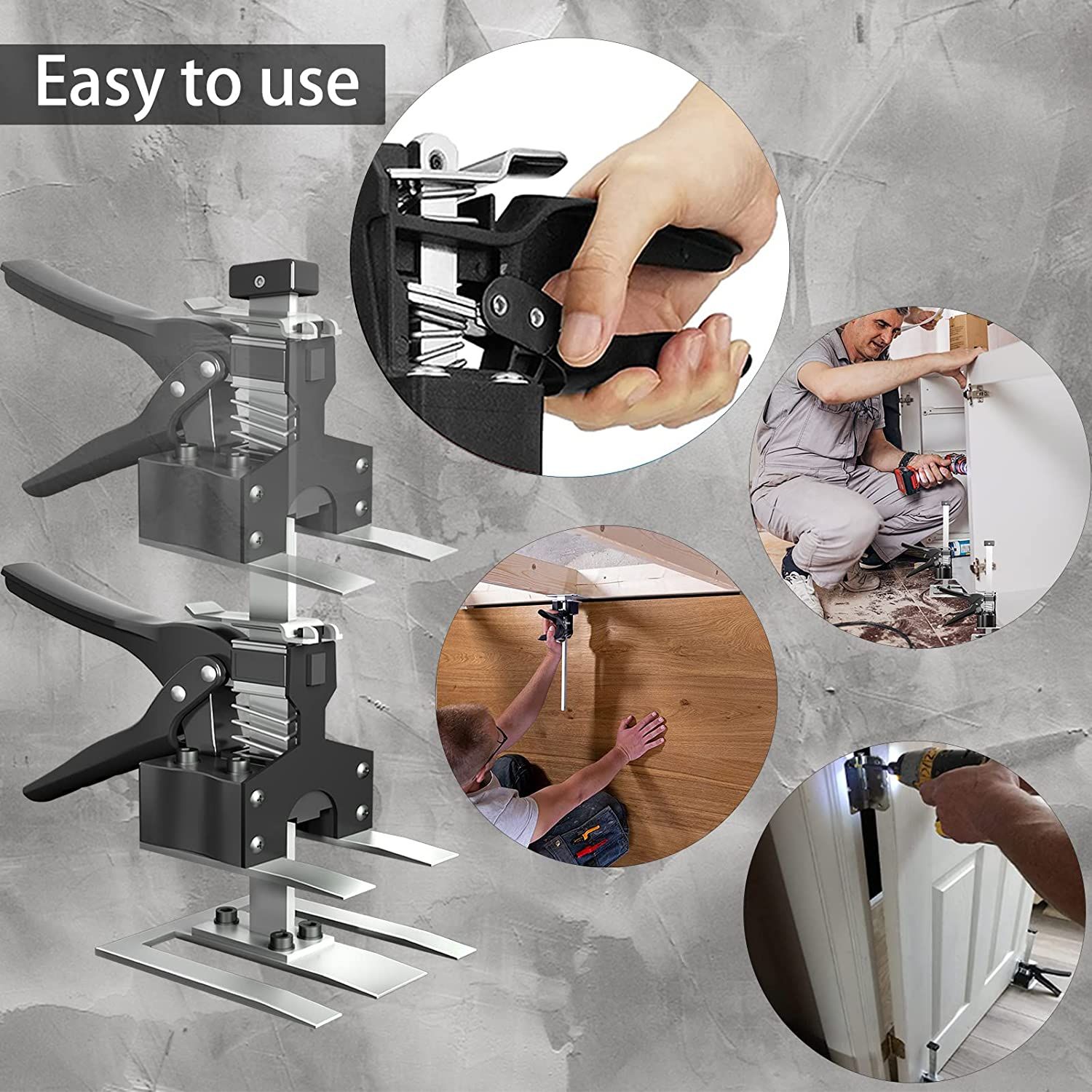 Labor Saving Arm Jack 2 Packs, 12-inch Arm Tool Lift, Drywall Lift ...