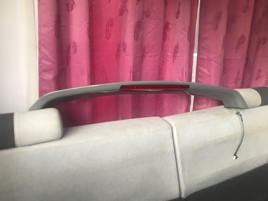 Lancer cs3 spoiler in nardo grey, Car Accessories, Accessories on Carousell
